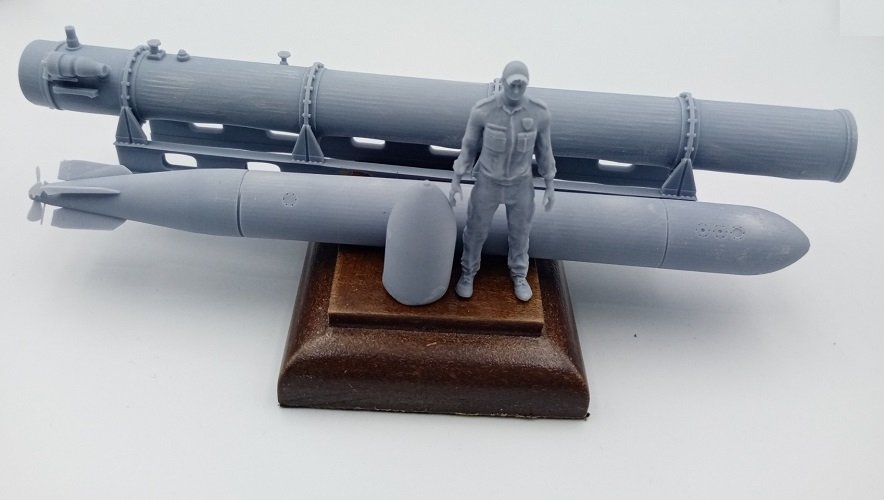 SST 4 torpedo +tube soon - Hellenic Ship Model - Premium 3D Printed Replica Printed Ship Models