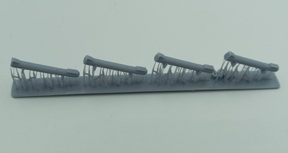 torpedo launchers containing SST-4 guided torpedoes 1/350 8 pieces ...